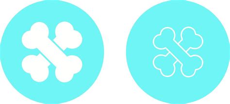 Bone Vector Icon 41982873 Vector Art At Vecteezy