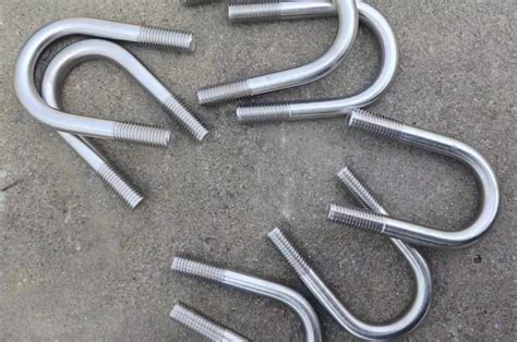 Titanium U Bolt Nut Assembly M6 M8 M10 U Clamp With Nut Washer