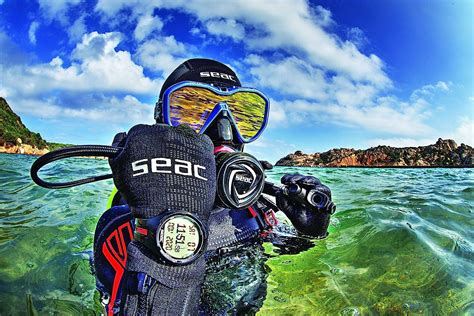 Seac Action Hr Dive Computer Scuba And Freediving Mode High Resistance Dive Logbook Planner
