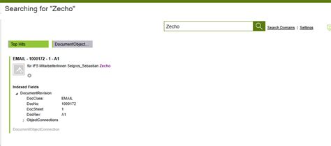 Why Is DocumentContent Application Search Not Working IFS Community