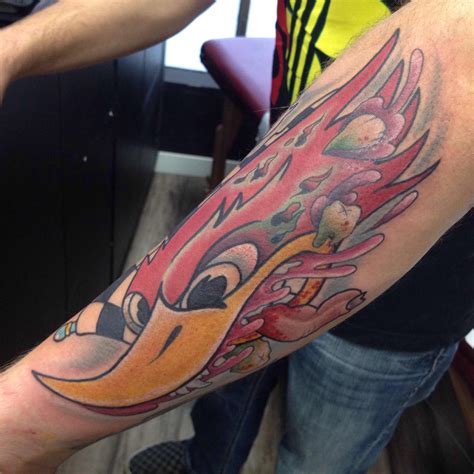 Woody Woodpecker Tattoo