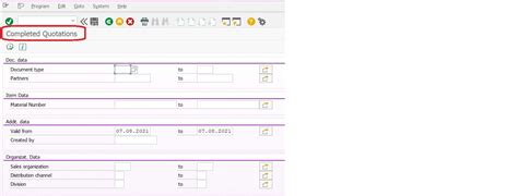 Best Practices For Creation Of Quotation In Sap Sd Va21