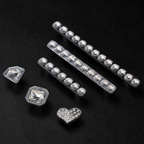 Glass Dresser Knobs Pulls Crystal Drawer Pull Handles Kitchen Etsy