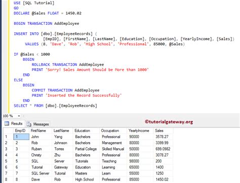 What Is Sql Transaction