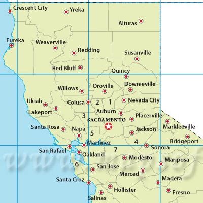 California Map Map Of Ca Us Information And Facts Of California