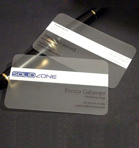 플라스틱 Pvc 비즈니스 Id 카드 인쇄 투명 반투명 명함 도매 Buy Pvc 명함명함명함 인쇄 Product On