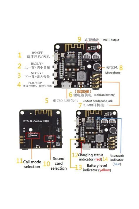 Arduino Mini Bluetooth 5 0 Dekoder Ses Alıcısı Bt5 0 Pro Mp3 Audio Car Fiyatı Yorumları Trendyol