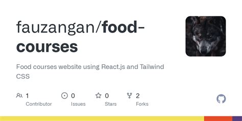 GitHub Fauzangan Food Courses Food Courses Website Using React Js And Tailwind CSS