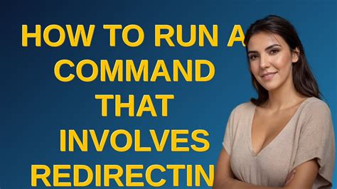 unix how to run a command that involves redirecting or piping with
