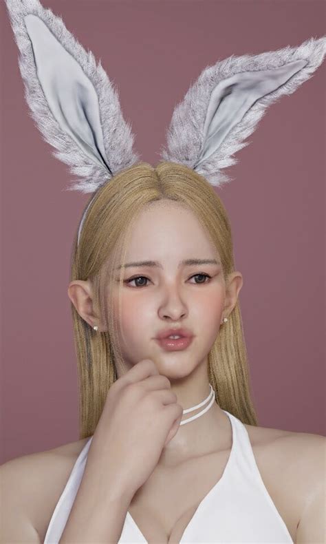 Модель Девушка кролик для игры Inzoi