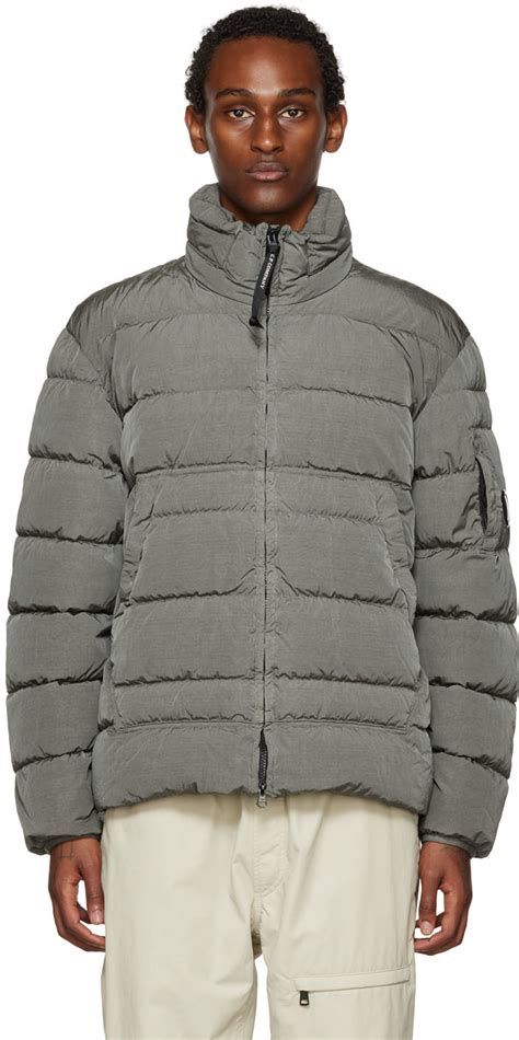 C P Company Gray Eco Chrome R Medium Down Jacket 샵스프링│해외 명품 직구 할인코드