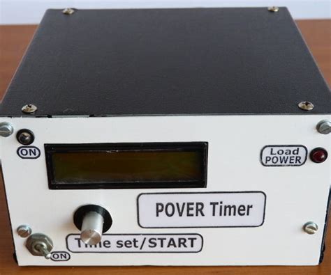 Power Timer With Arduino And Rotary Encoder 7 Steps With Pictures Instructables