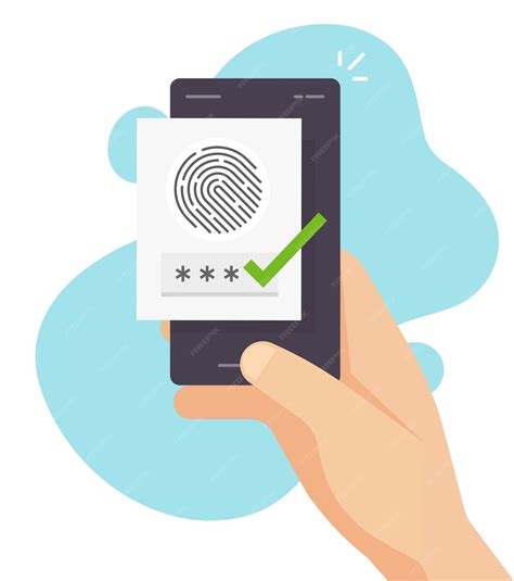 Premium Vector Fingerprint Security Identification Via Digital