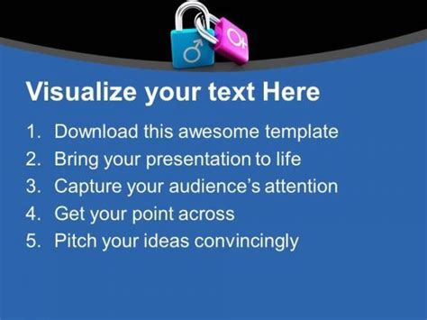 Male And Female Symbols Medical PowerPoint Templates Ppt Backgrounds For Slides 0413