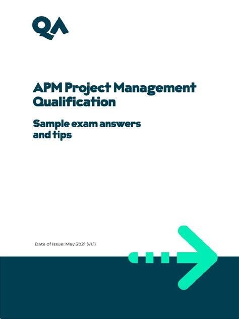 Apm Pmq 2 0 Sample Exam Answers V1 1 Pdf