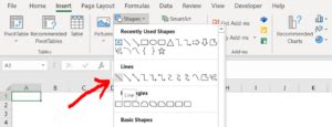 How To Draw A Line In Excel SpreadCheaters