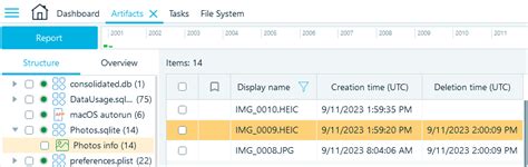 ios system artifacts revealing hidden clues
