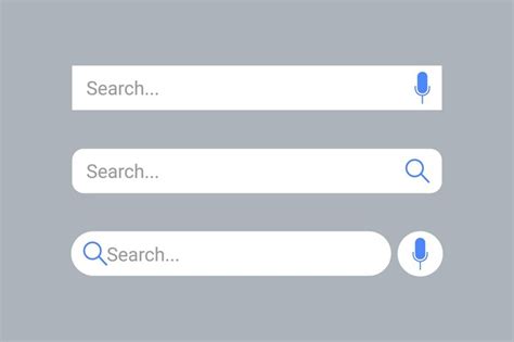 Premium Vector Search Bar Concept Design Template Navigation Form