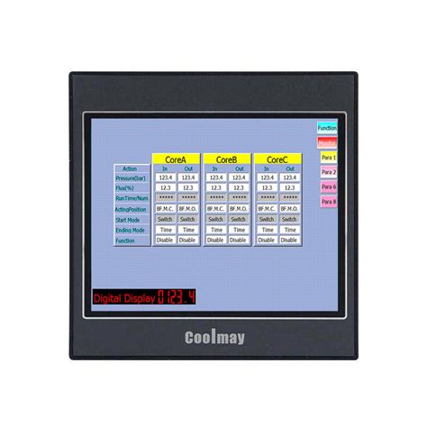 Modbus Hmi Touch Screen 65536 True Colors Led 4 Wire Resistive Panel