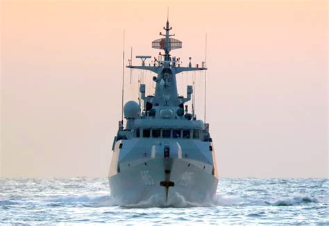 Cns Zhangjiakou 605 Guided Missile Corvette Warship