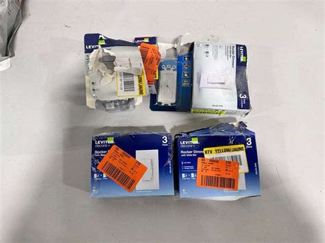 Assorted Light Switches Lambrecht Auction Inc