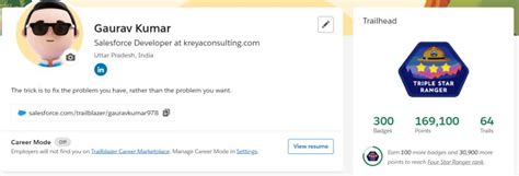 Gaurav Kumar On Linkedin Trailhead Salesforce Learningjourney Trailblazer Continuouslearning…