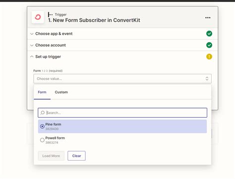 My Convertkit Form Isnt Appearing In The Drop Down Zapier Community