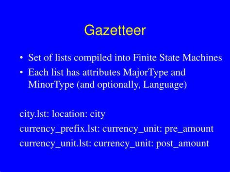 Ppt Named Entity Recognition Powerpoint Presentation Free Download