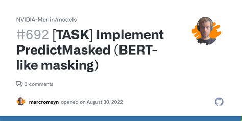 Task Implement Predictmasked Bert Like Masking · Issue 692