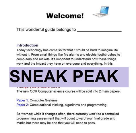 write you a computer science revision guide by rider016 fiverr