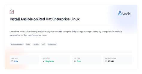 Install Ansible On Red Hat Enterprise Linux Labex