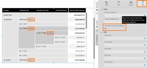 Using A Table Visualization Data Visualizations Documentation Learning
