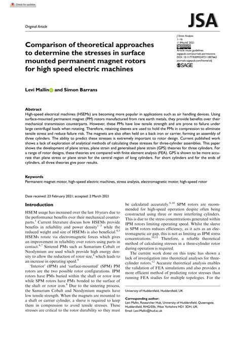 Pdf Comparison Of Theoretical Approaches To Determine The Stresses In