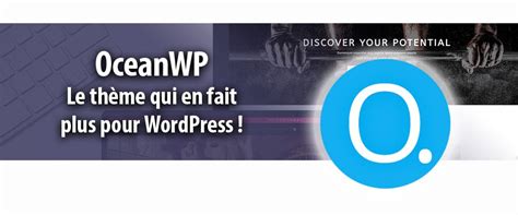 Oceanwp Le Thème Qui En Fait Plus Pour Wordpress Présentation
