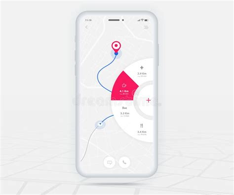 Map GPS Navigation App Ux Ui Concept Mobile Map Application Smartphone App Search Map