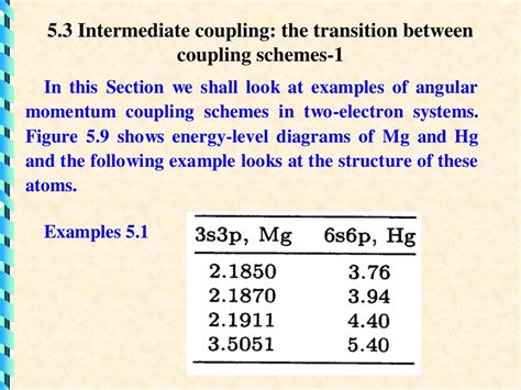 Ppt 5 The Ls Coupling Scheme 1 Powerpoint Presentation Free Download