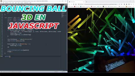 Bouncing Ball 3d En Javascript Como Hacer Sistema De Particulas Asmr Programming Youtube