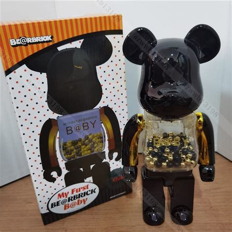 Yahoo My First Be Rbrick Innersect Black Gold Ver