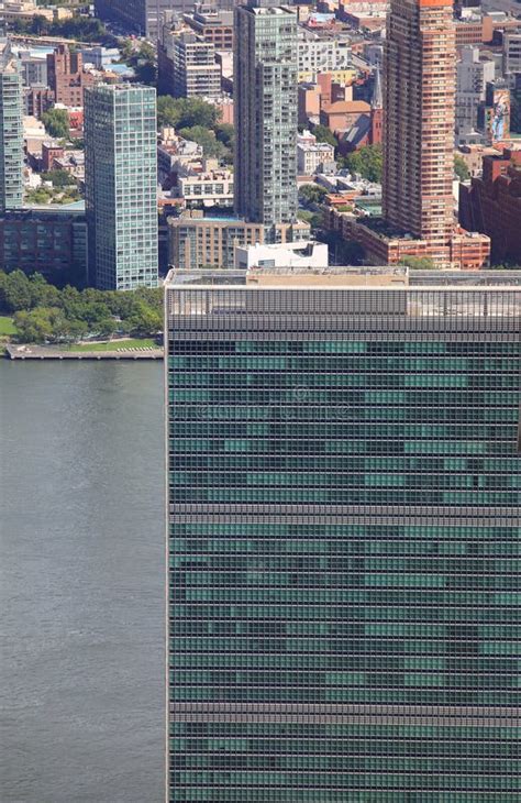 New York Ny Usa August 27 2025 Detail United Nations Headquarters