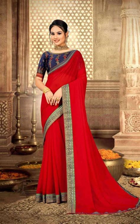 Saumika New Designer Saree On Embroidery