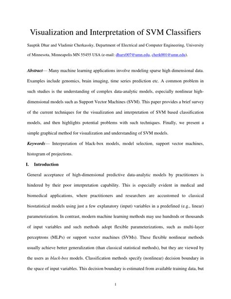 Pdf Interpretation Of Black Box Predictive Models