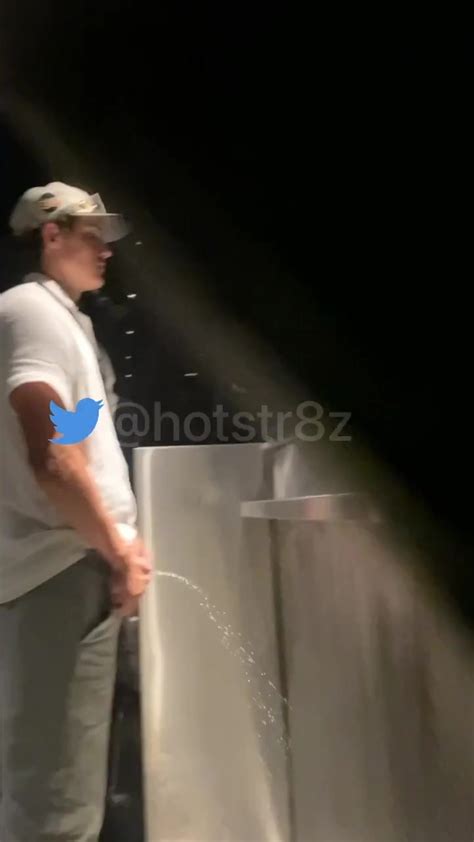 Cut Soft Dick At Urinal