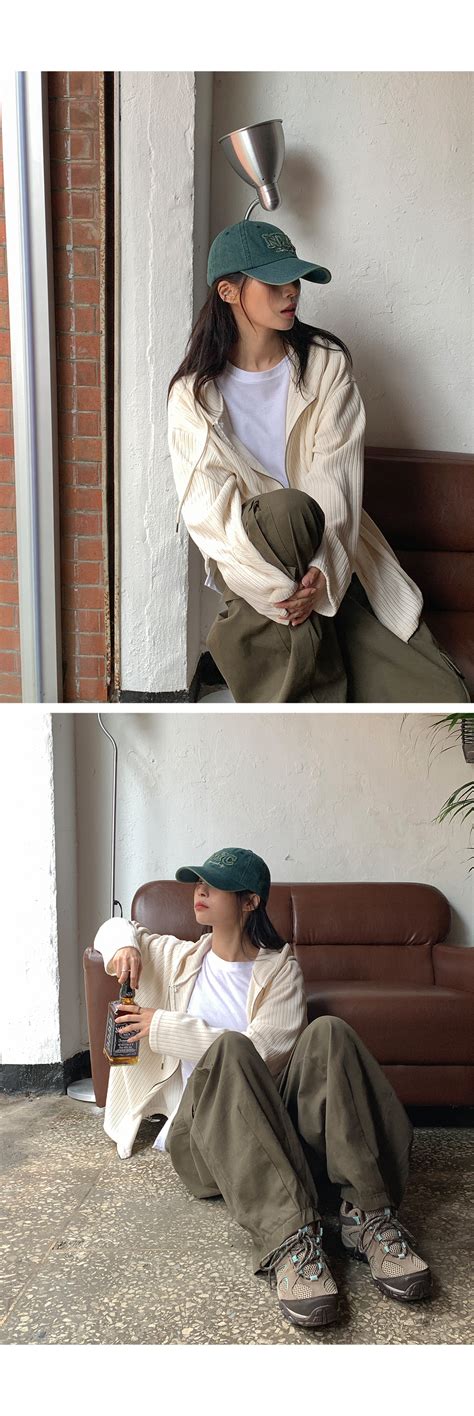 데일리쥬 3천장판매made 리프톤 뒷밴딩 카고 와이드 코튼팬츠 5 Color