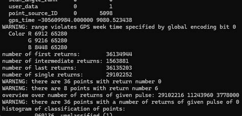 Lidar Difficulties Producing A Colorized Point Cloud For Qgis Geographic Information Systems