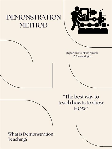 Demonstration Method Pdf Learning Teachers