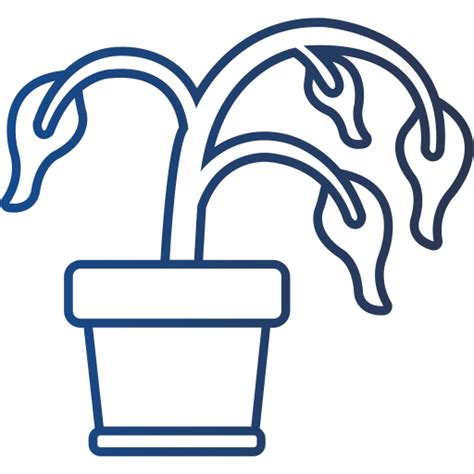 Dried Leaf Generic Gradient Outline Icon