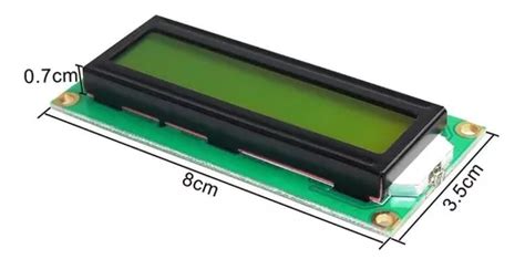 display lcd 16x2 1602 back verde modulo pic arduino 1ª linha à venda em