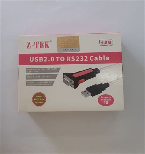 Cáp Usb To Com 9 Rs 232 Ztek Ze 533a
