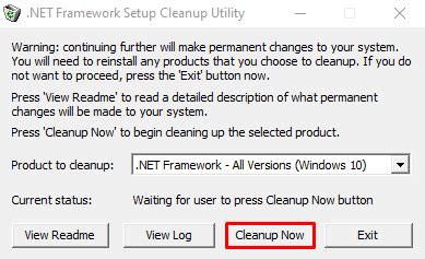 Fix Error Code 0x643 When Updating NET Framework