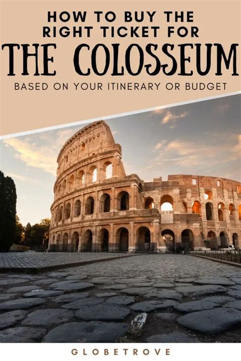 Which Colosseum Tickets To Buy Globetrove